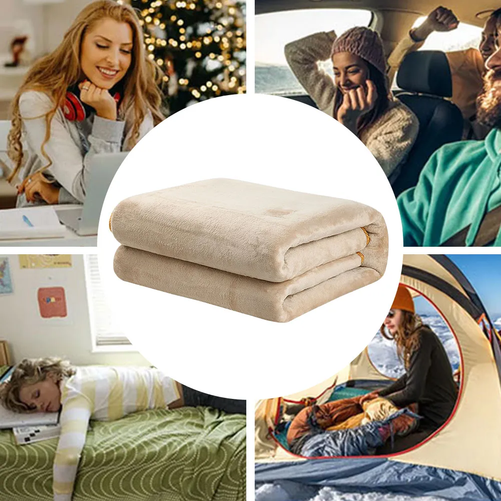 DHgate.com:Plush Electric Blanket - Ultra-Soft Smart Heated Flannel ...
