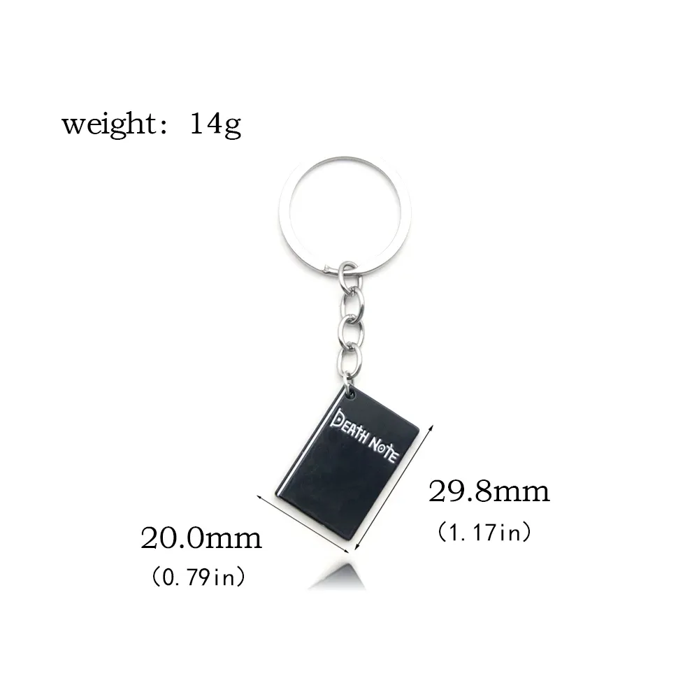 Death Note Inspired Keychain Set Double L Notebook... From Dhmallqueen ...