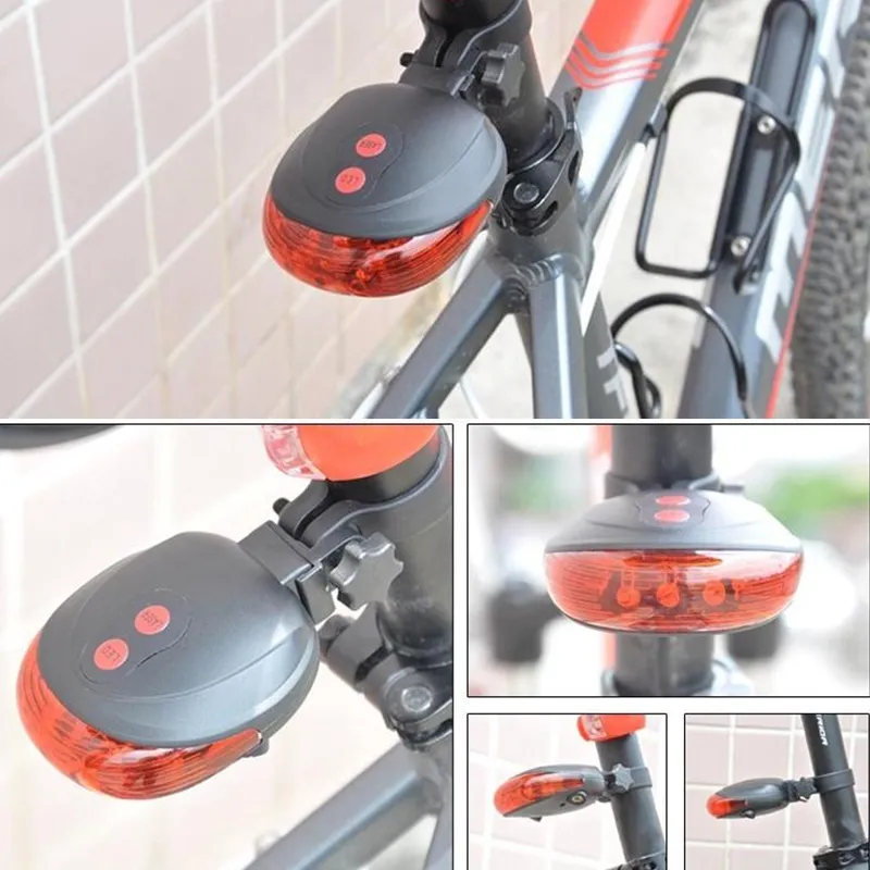Ultra-Bright LED Bike Tail Light - 6 Flashing Modes, IPX5 Waterproof ...
