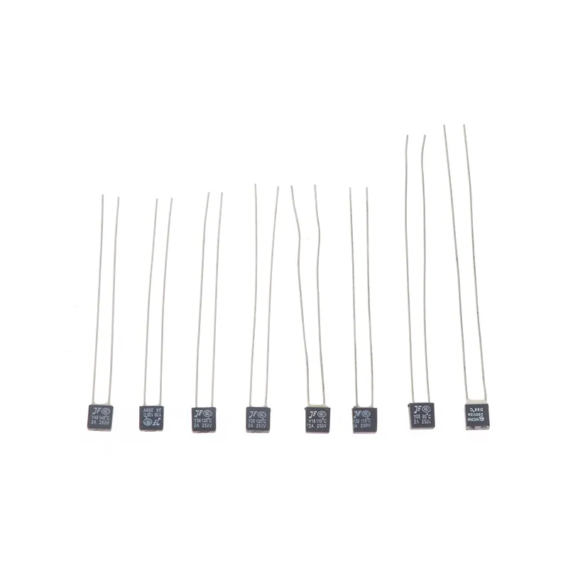 14 Values RH2A Thermal Fuse Temperature Switch Assortment Kit, 250V 2A ...