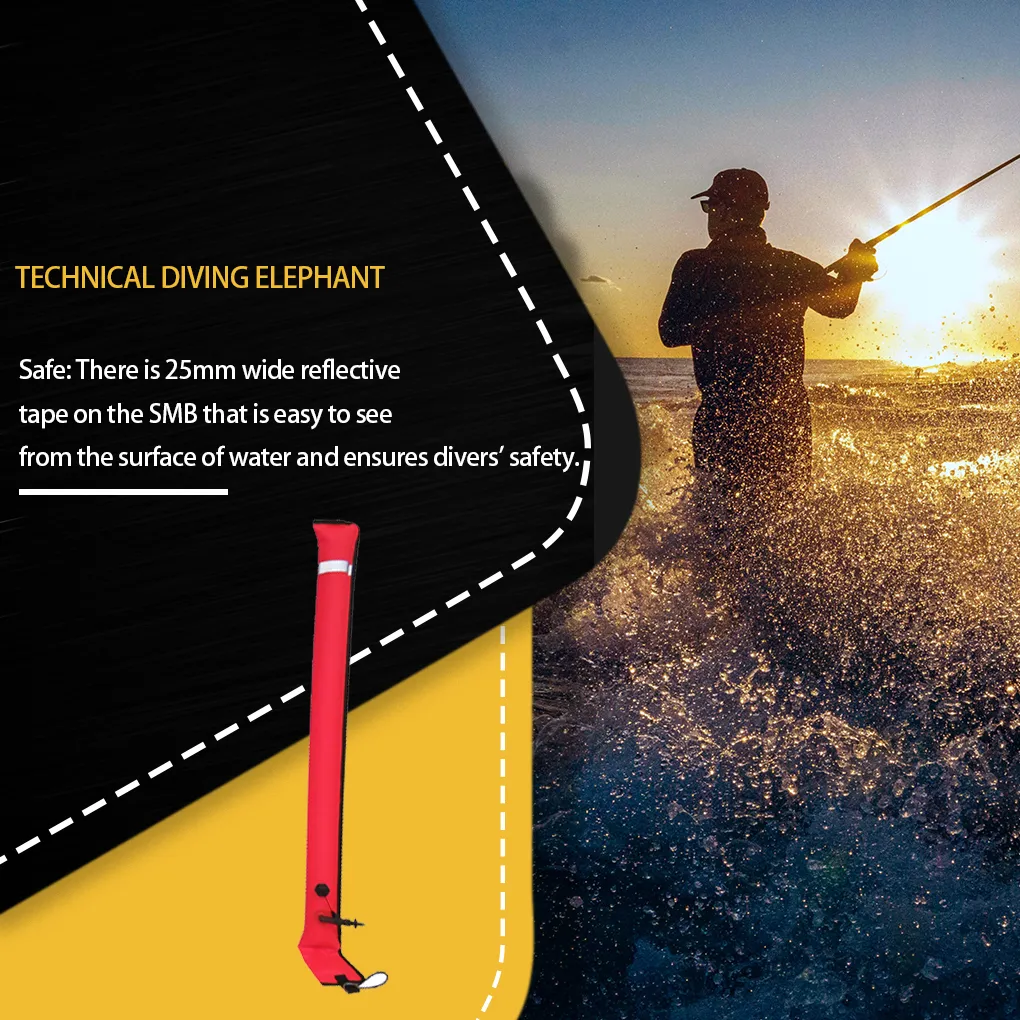 DHgate.com:2024 Compact Scuba SMB with Reflective Safety Tape | Surface ...