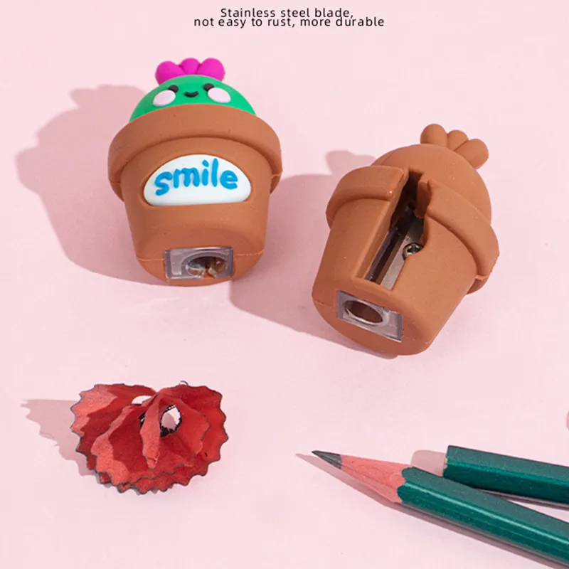Animal Pencil Sharpener, Kawaii Silicone Manual Cutter for Back to ...