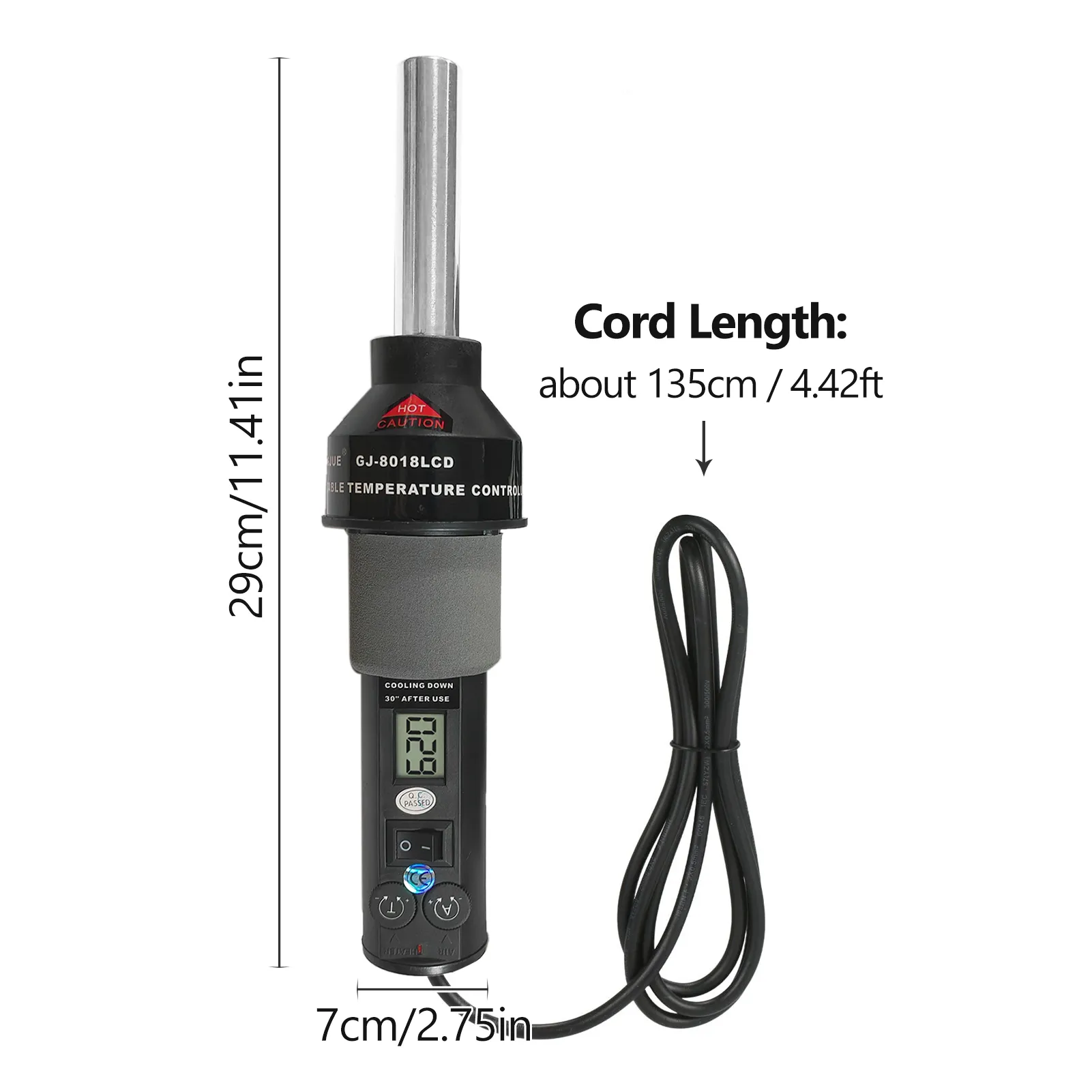 wholesale 450W SMD Desoldering Tool with LCD Display Nozzles Portable Temperature Controlled Soldering Heat Air Machine