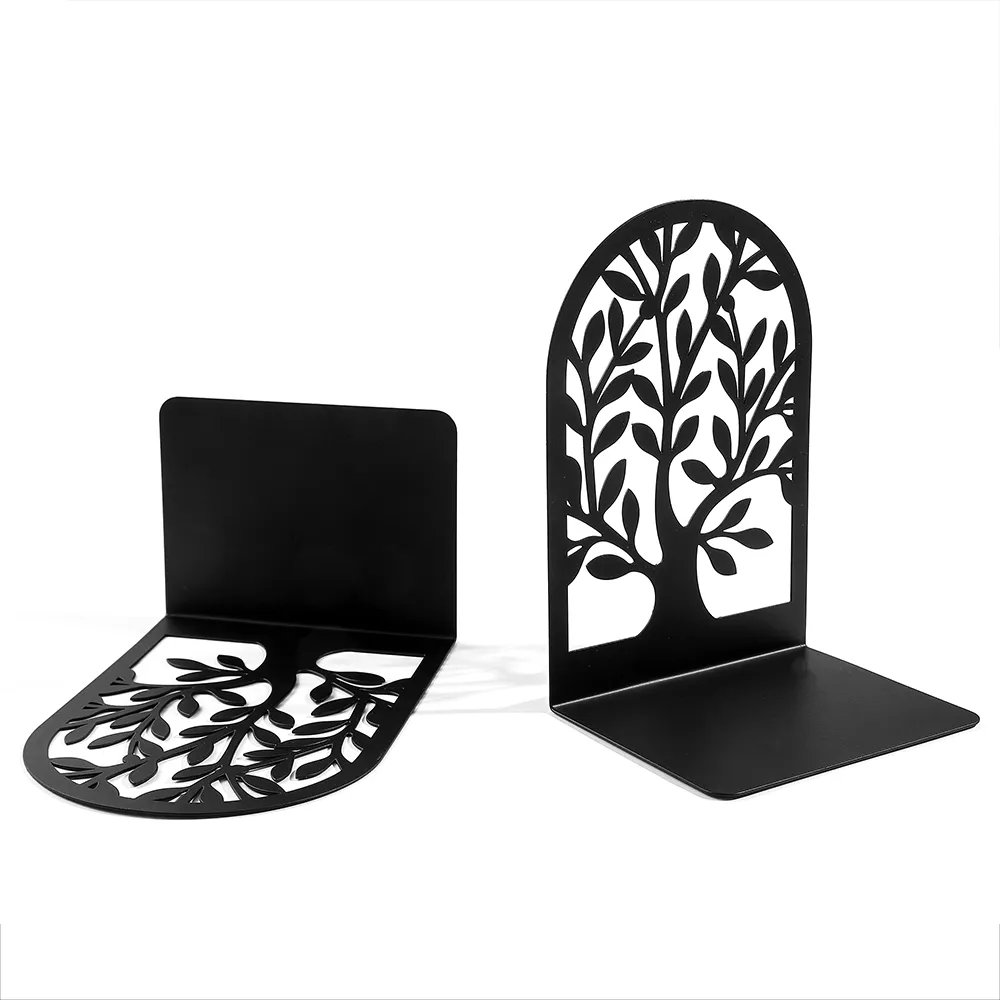 Tree of Life Metal Bookends - Art Decor Book Ends for Shelves, Home ...