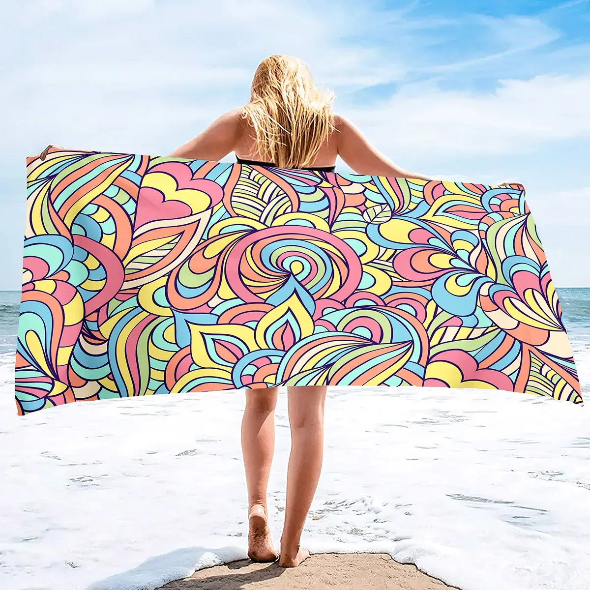 Whitley Willows: Oversized Microfiber Beach Towel Sand Free, Quick Dry ...