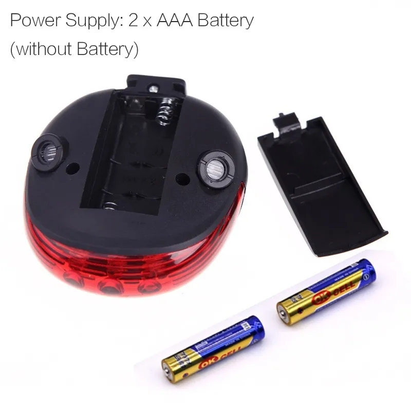 Ultra-Bright LED Bike Tail Light - 6 Flashing Modes, IPX5 Waterproof ...