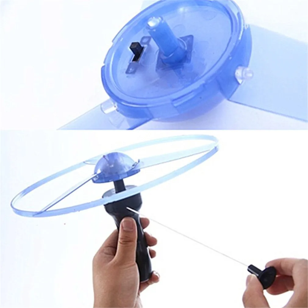 flying saucer pull string toy