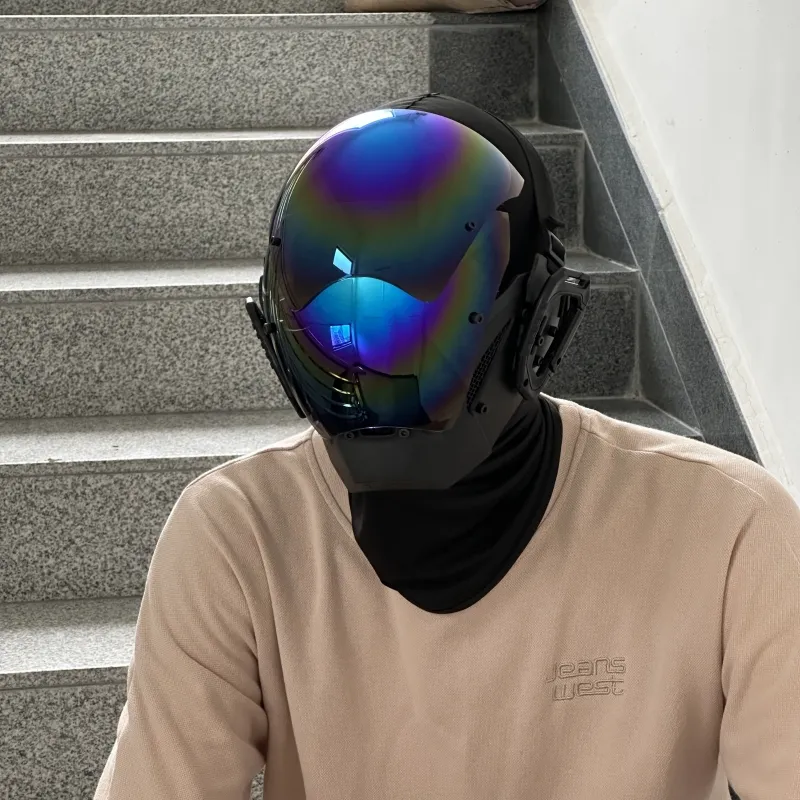 futuristic helmet