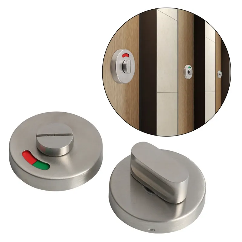 Toilet Locks And Privacy Indicator Latch For Public Restrooms Stainless ...