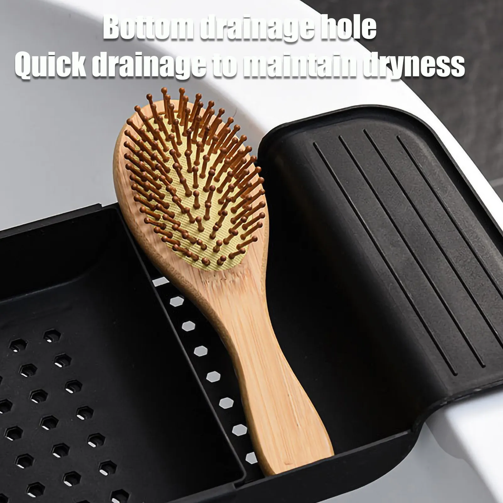 Multifunctional Adjustable Bathtub Tray with Expandable Drain and ...