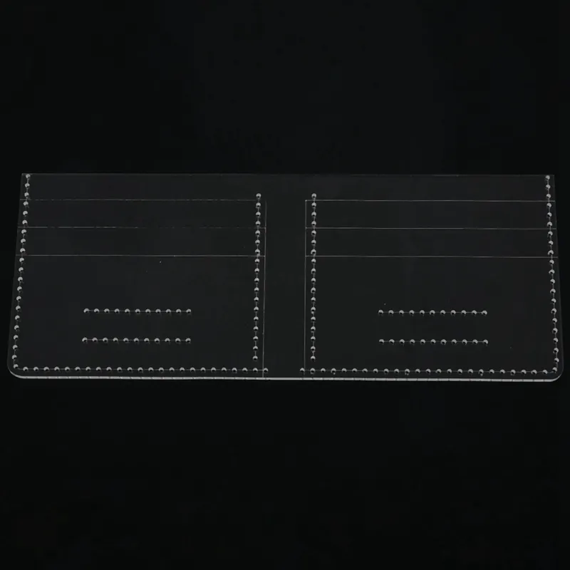 leather wallet pattern template