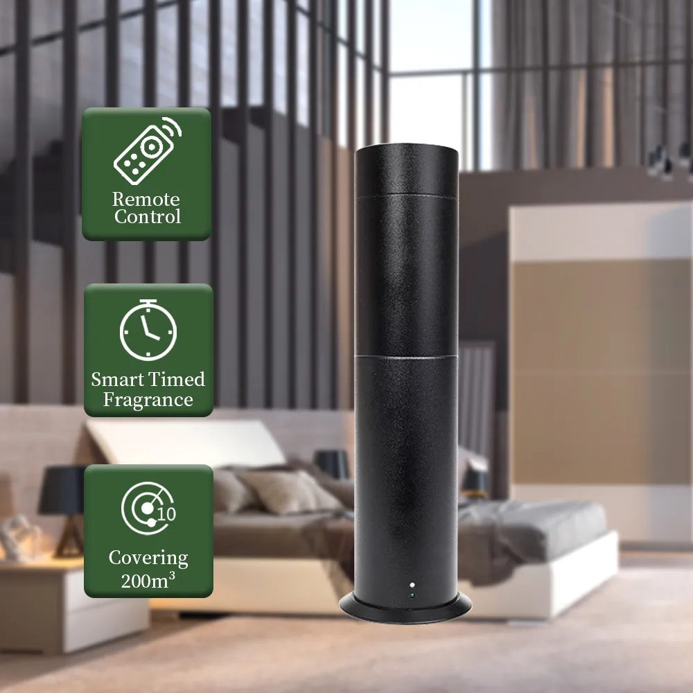 Namste Aroma Diffuser: Premium Aluminum Alloy Essential Oil Column Scent Machine For Home ...