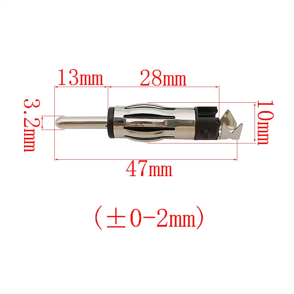 Car Radio Antenna Repair Adapter 2 5Pcs Male Aerial Plug Connector with Durable Plastic Handle for Easy Installation