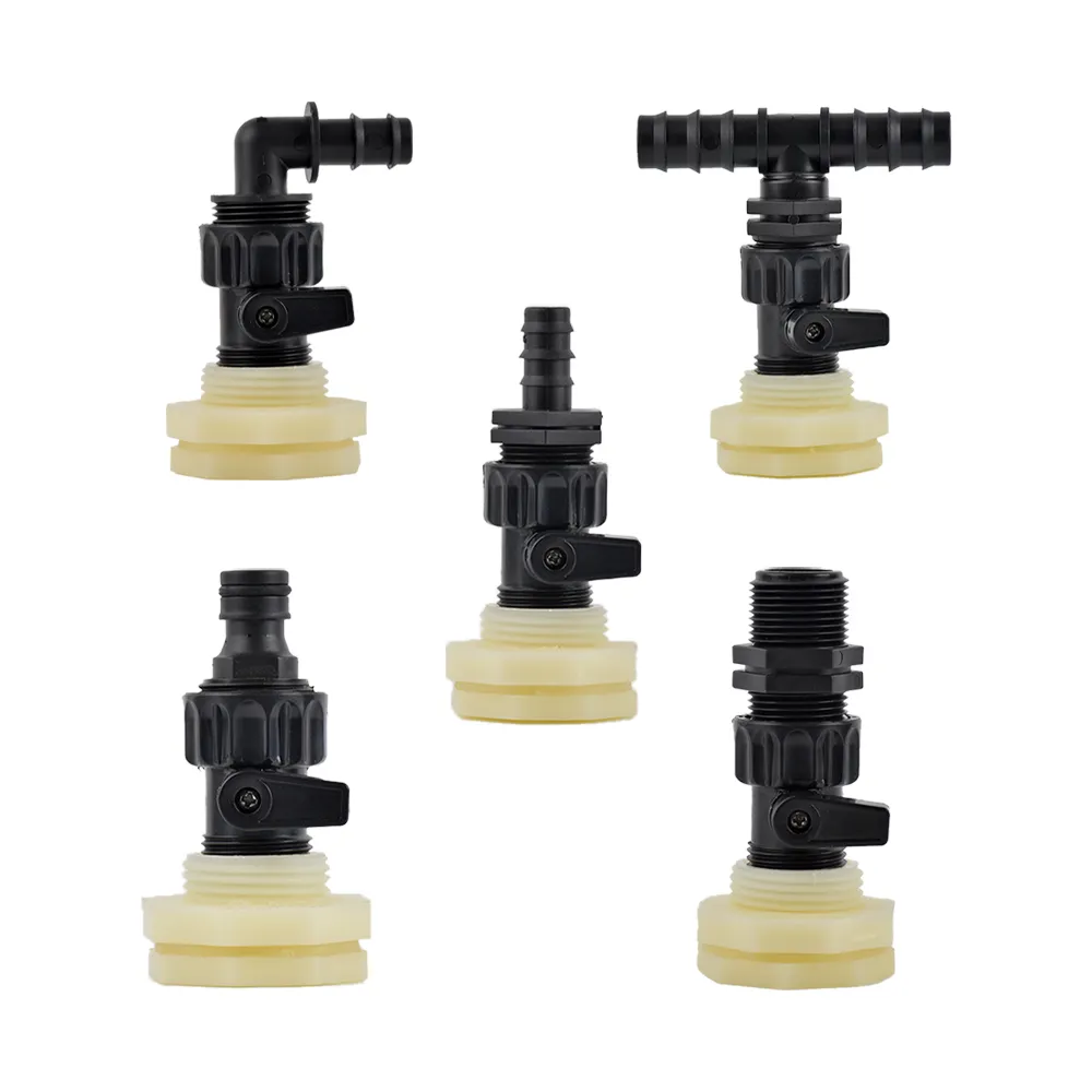 Garden Hose Bulkhead Fitting 3/4 Inch Thread, Quick Connect Plastic For ...