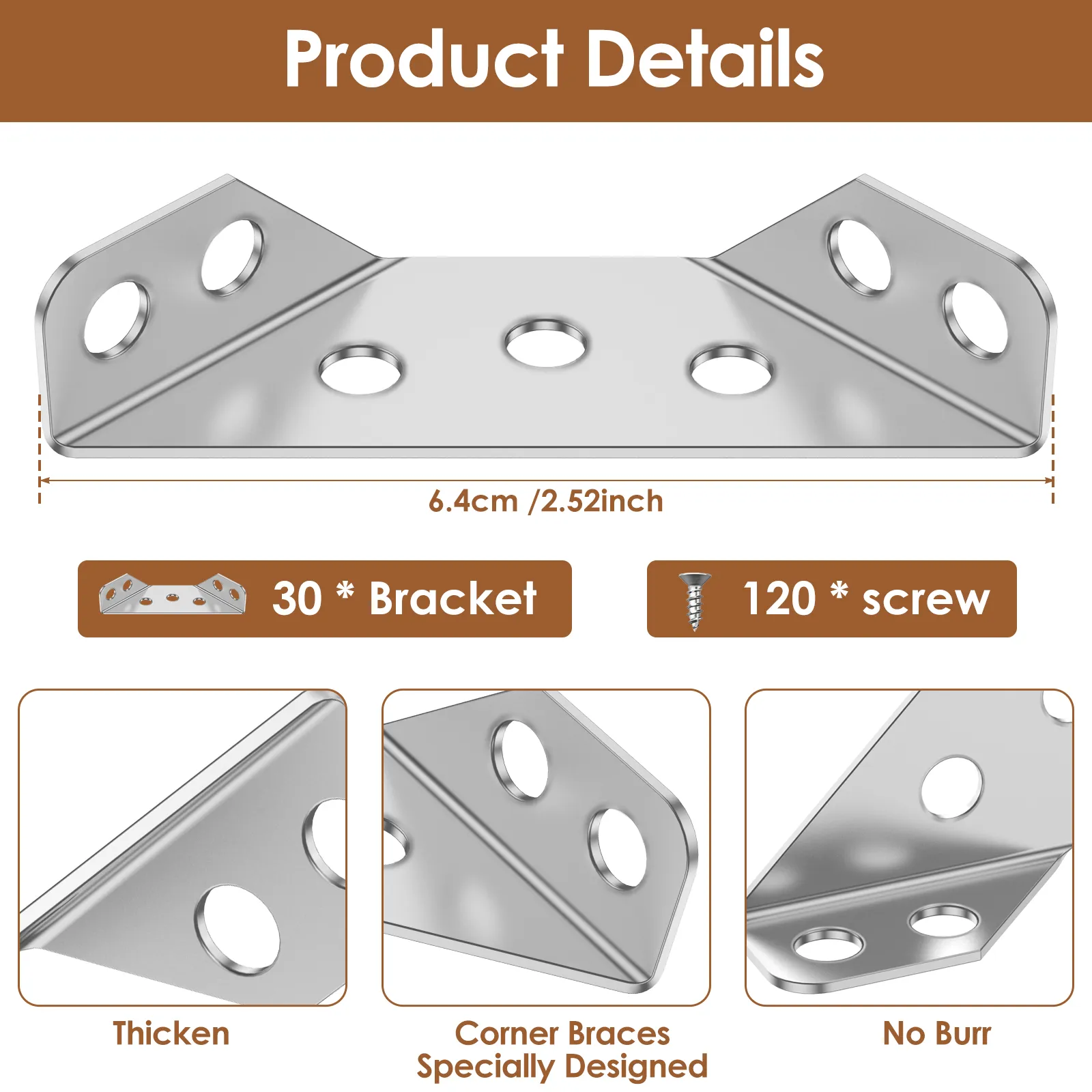 small l brackets white