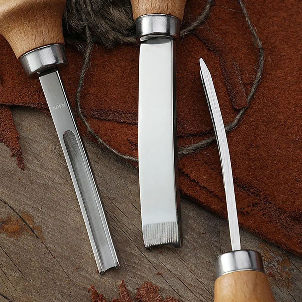 Practical Leather Craft Edge Beveler Skiving Tool for DIY Handmade ...
