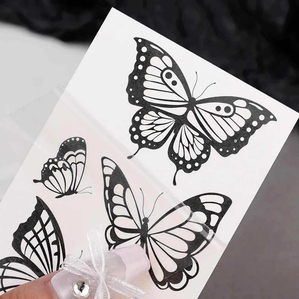 Waterproof Butterfly Transfer Amazon Temporary Butterfly Tattoos 30 ...
