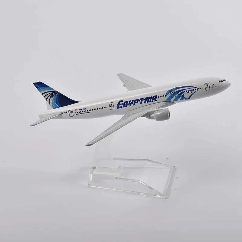 16cm Diecast Boeing 777 Airways Airlines Airplane Model EGYPT EgyPTAIR ...