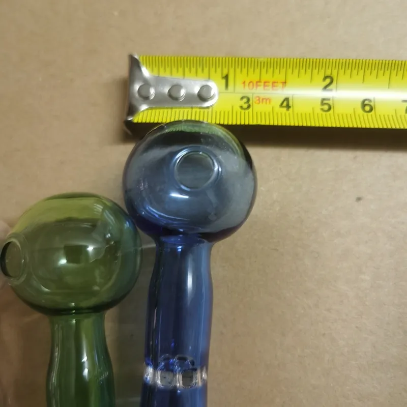 14cm Pyrex Glass Oil Burner Pipe With 3cm Filter Screen Durable Bubbler ...