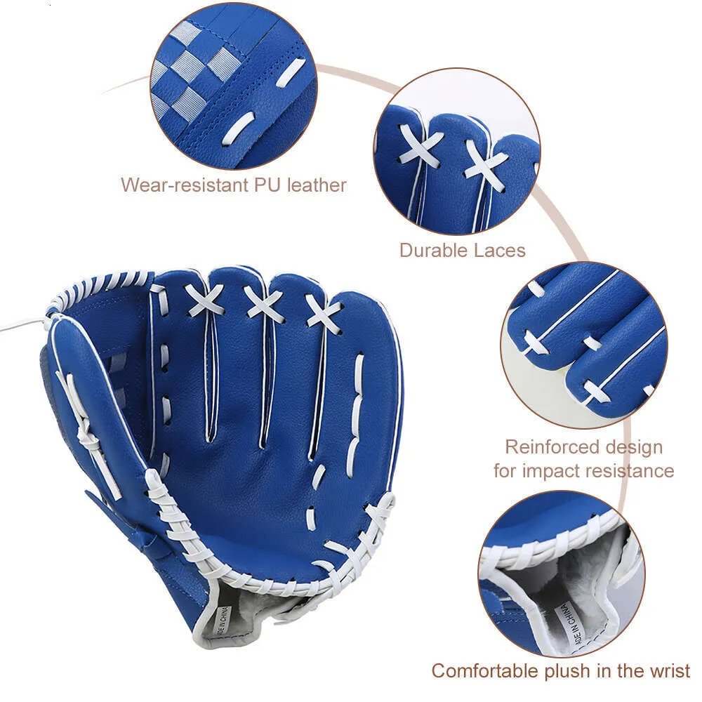 Left Hand Baseball Glove - Youth & Adult Sizes 10.5/11.5/12.5 Inch ...