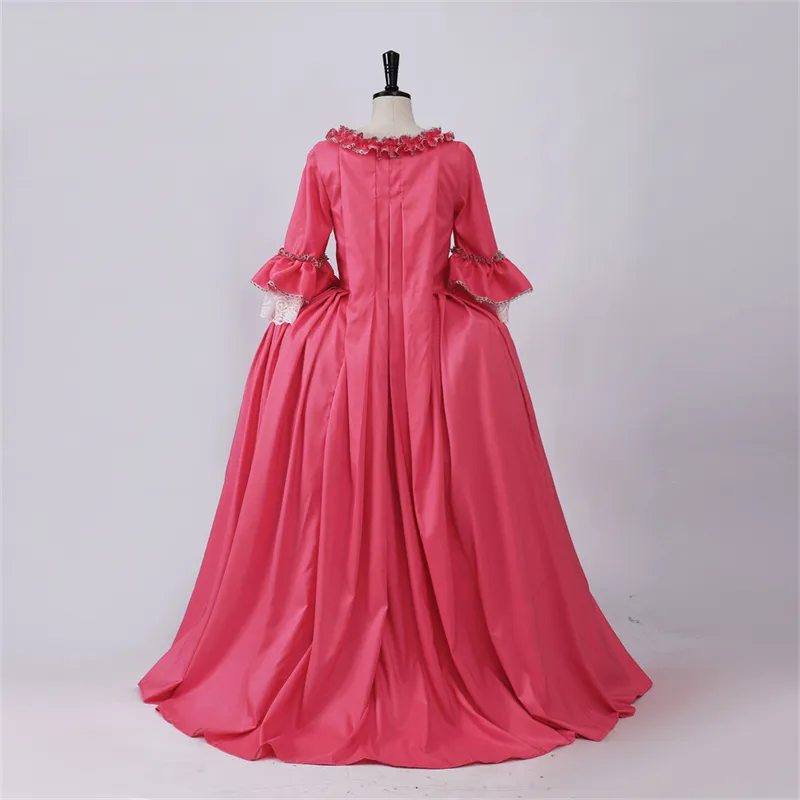 Medieval Women's Rococo Marie Antoinette Gown Dress 1700s Royal Court ...