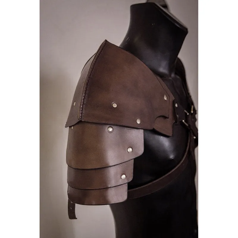 Medieval Gothic Shoulder Armor Viking Warrior Knight Cosplay Costume ...