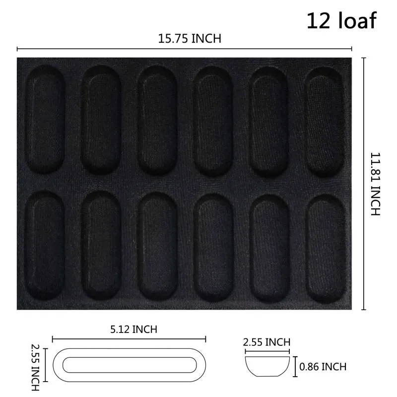 Silicone Bread Loaf Pan Set Non Stick, Food Grade... From Ddmywonder ...