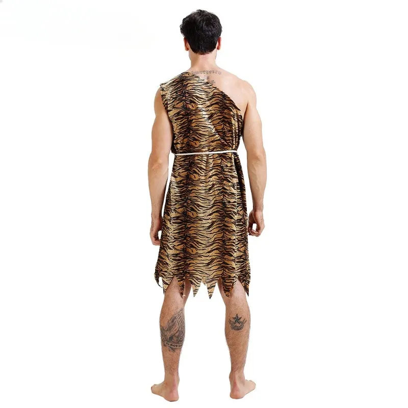 Western Flintstones Aboriginal Cleopatra Cosplay For Couples Tiger Skin ...