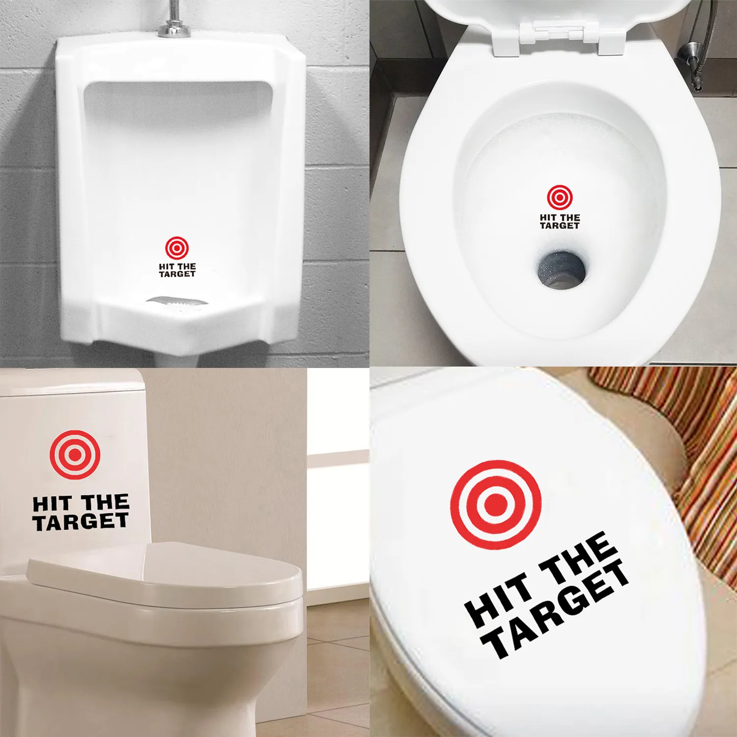 Hot Sale Toilet Sticker Potty Training Targets Removable Bullseye ...