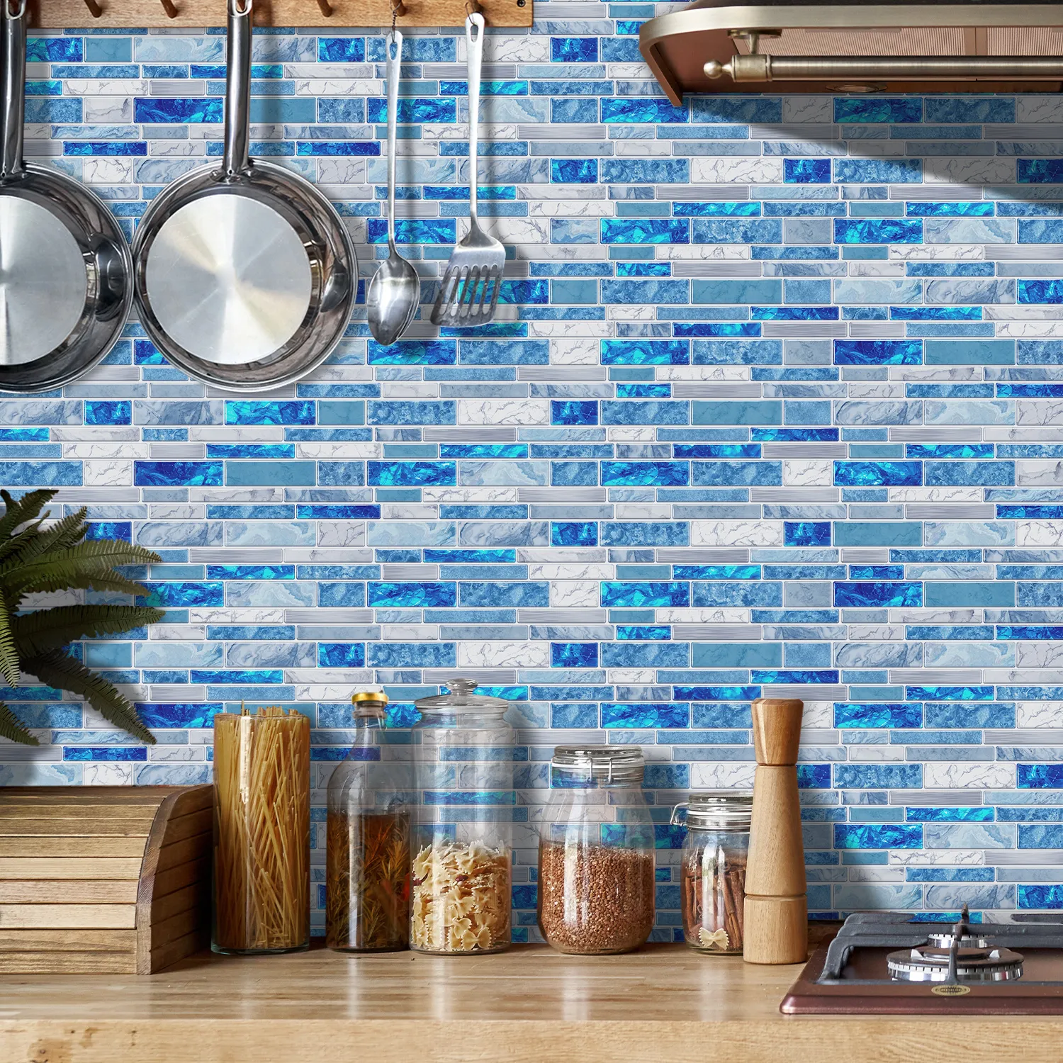 3D Marble Peel & Stick Tile Backsplash - Self Adhesive Vinyl Decals for ...