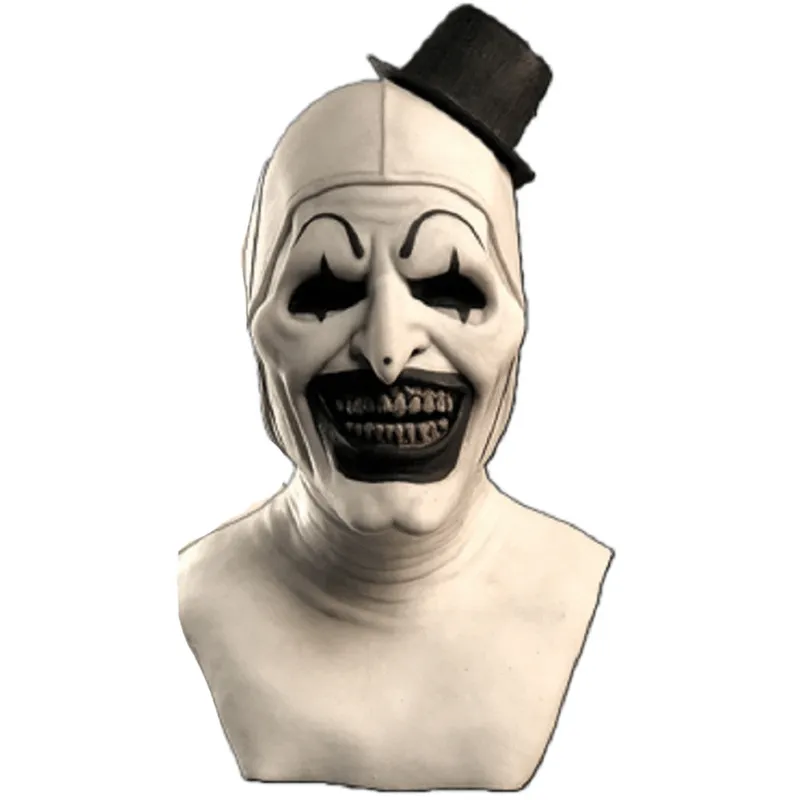 Terrifier Art Clown Cosplay Scary Mask Funny Latex Joker Hat For ...