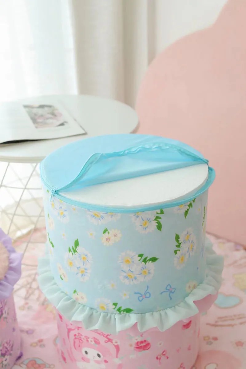 Kawaii Japanese Cartoon Anime Pedal Stool Kuromied Round Low Shoe Pedal ...