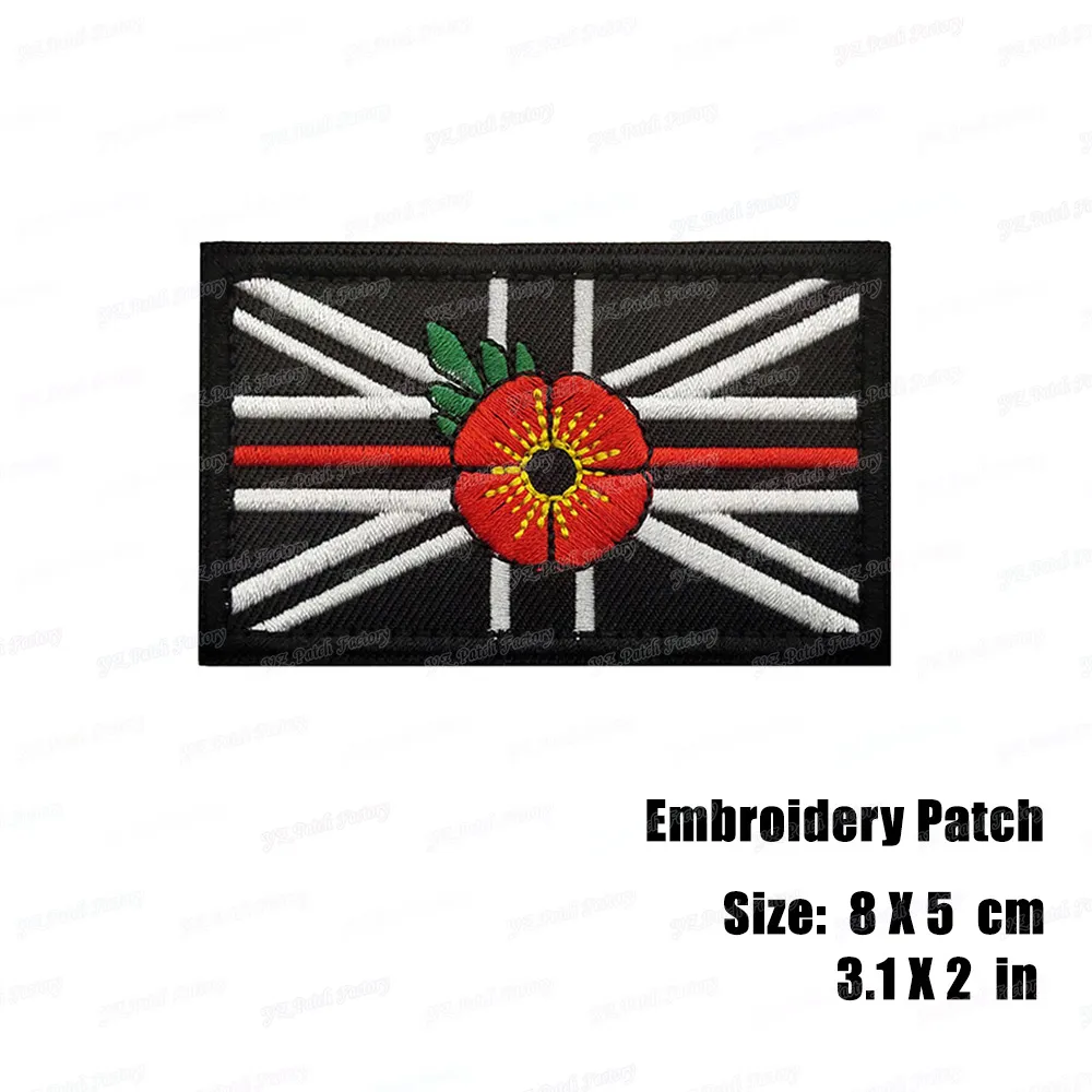 Reflective British Union Jack Rough Patch With IR Celebrate England ...