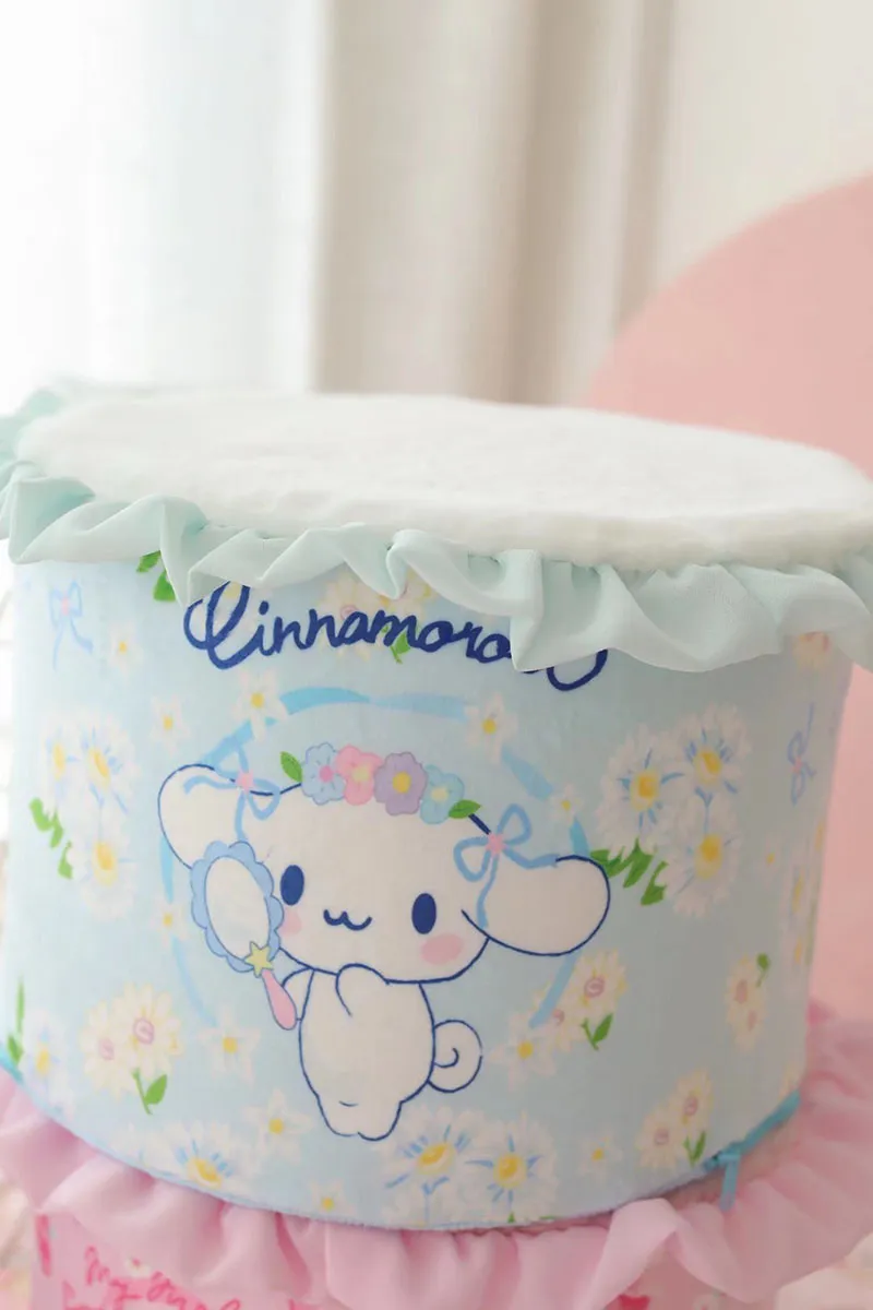 Kawaii Japanese Cartoon Anime Pedal Stool Kuromied Round Low Shoe Pedal ...