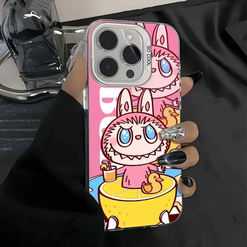 Labubu Cute Chinese Style iPhone Case - Clear Protective Cover for iPhone 16, 15, 14, 13, 12, 11 ...