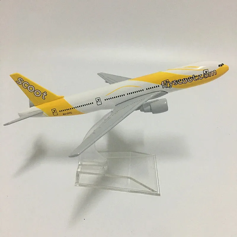 Singapore Airlines B777 Metal Diecast Airplane Model 1/400 Scale - 16cm ...