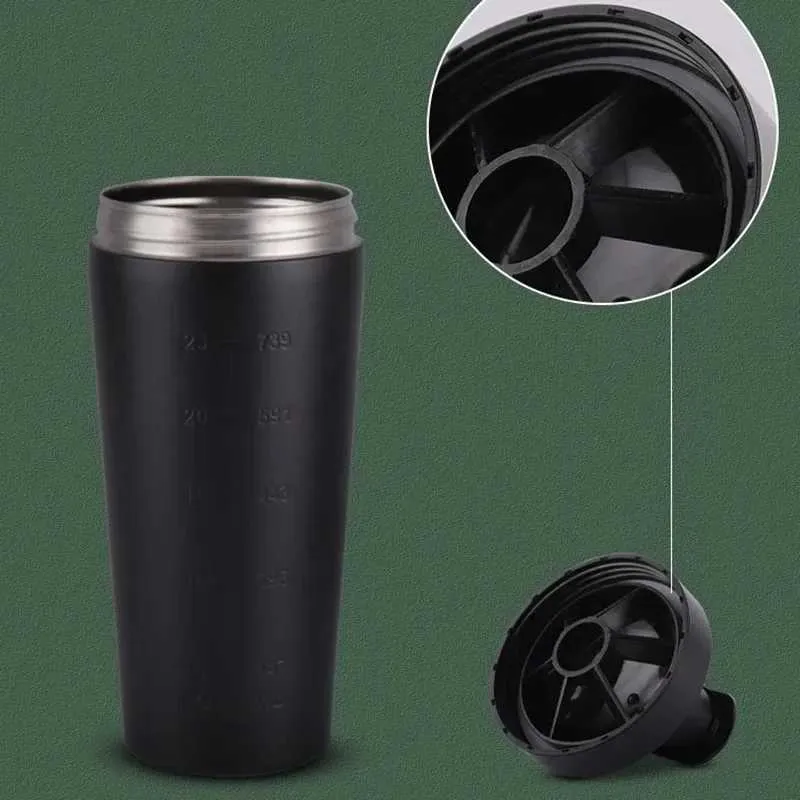 Stainless Steel Protein Milk Stainless Steel Shaker Cup For Fitness And ...