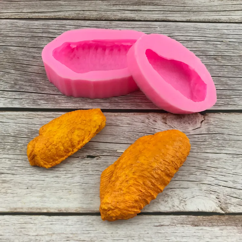 Silicone Chicken Leg Mold For DIY Cake Decoration And Fondant Food ...