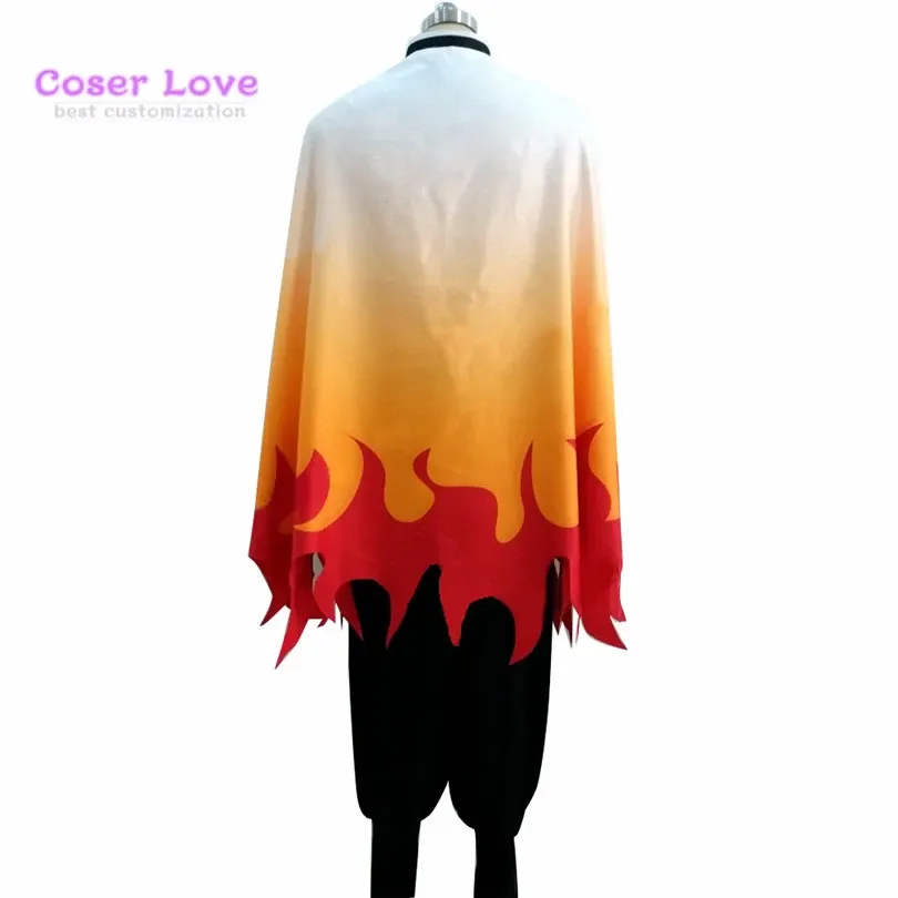 ♦ DHgate Rengoku Kyoujurou Cosplay Costume Demon Slayer Corps Uniform ...