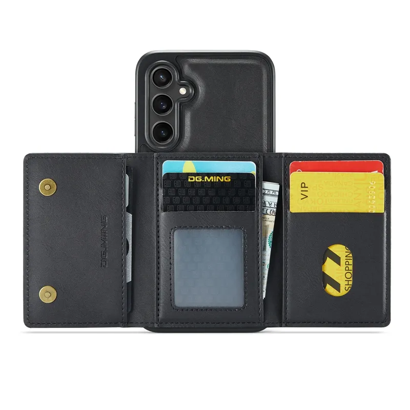 ID Card Pocket Phone Case with Wrist Strap - Fashionable Grip Strip ...