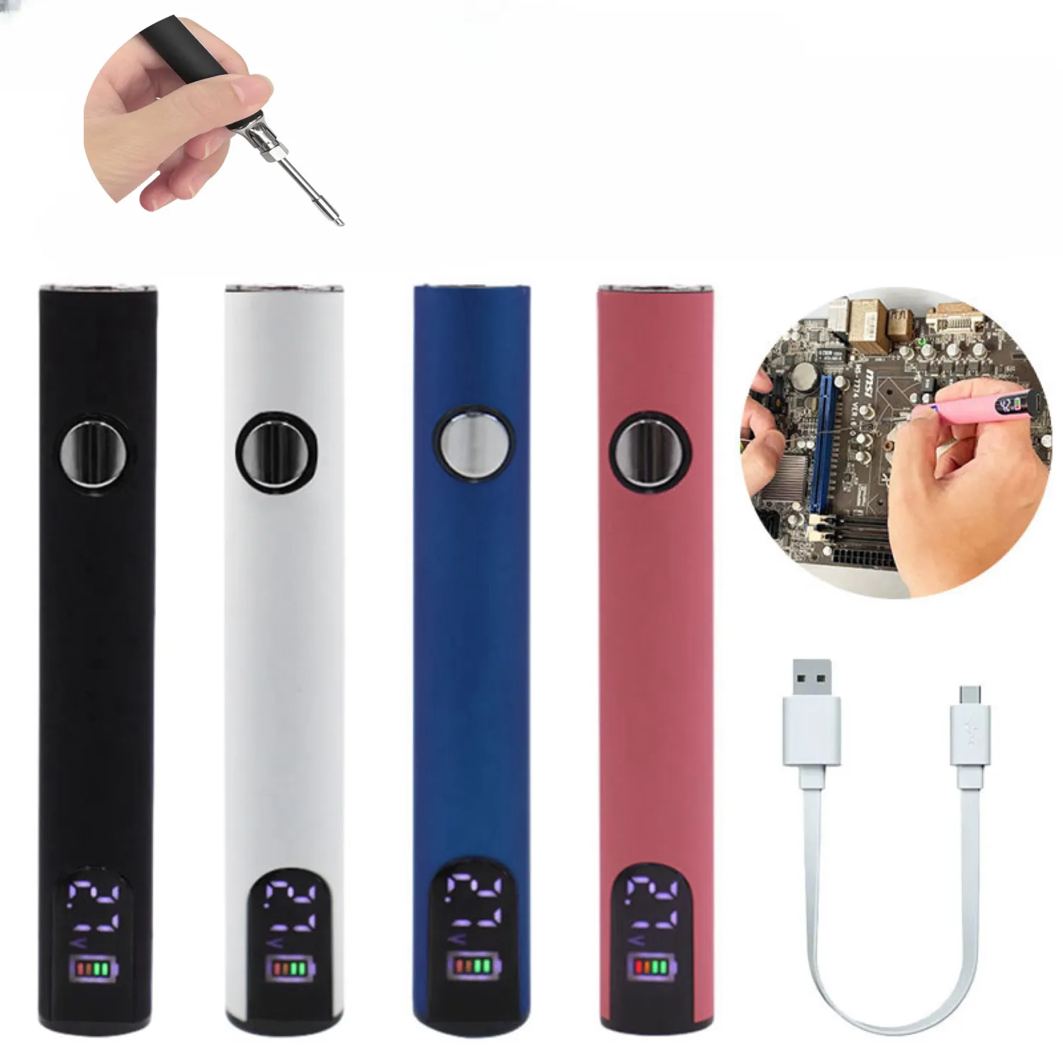 Wholesale Smart Mini Diy Battery Soldering Iron Kit With Adjustable ...