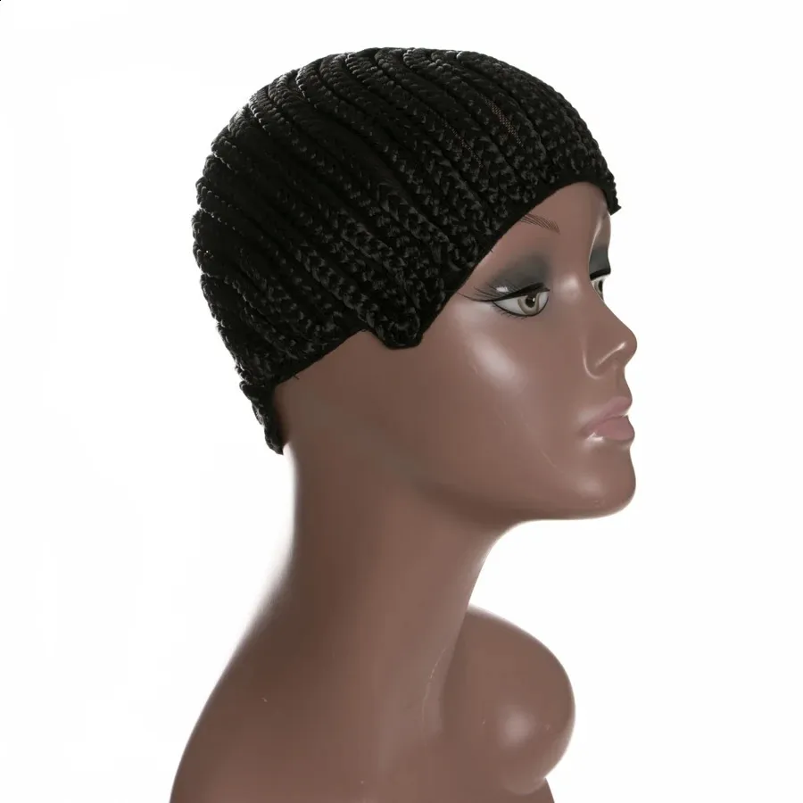 Wig Caps For Wigs: Braided Cornrow Style With Adjustable Strap ...