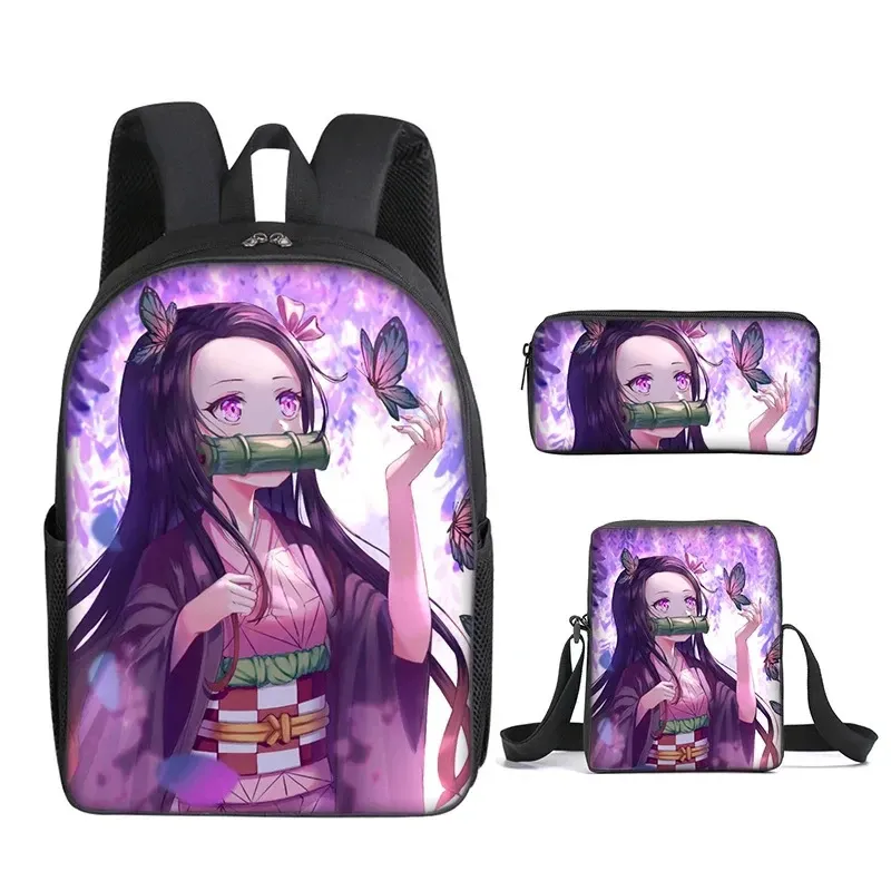 Anime Inspired Backpack Set Student Schoolbag & Travel Backpack Cute ...