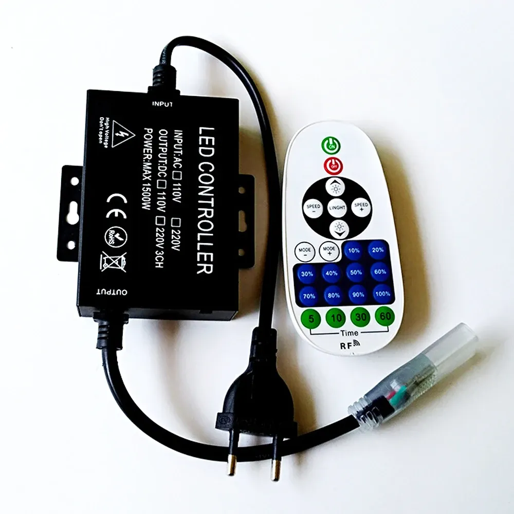DHgate.com:RF LED Strip Dimmer Controller, 110V-220V AC, 1000W-1500W ...