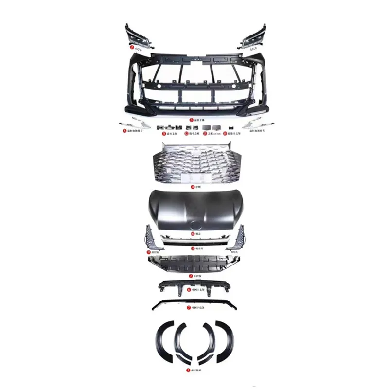 High Quality Car Body Kits Kaiser Crown Bodykit For 2019 2023 Hiace ...
