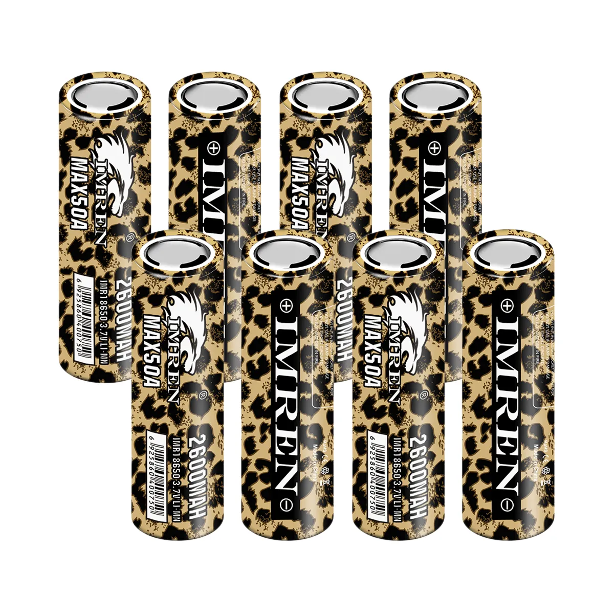High Quality IMR 18650 Li Ion Battery Leopard 3000mAh 3.7V Max 50A ...