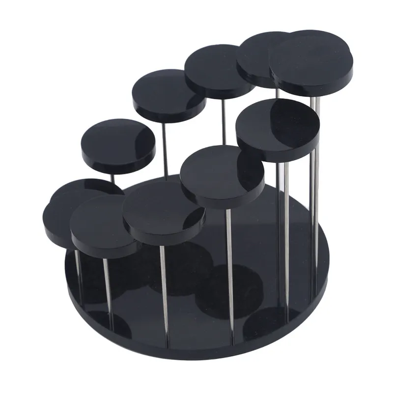Jewellery Display Stands: Acrylic Transparent Round Base Display Stand ...