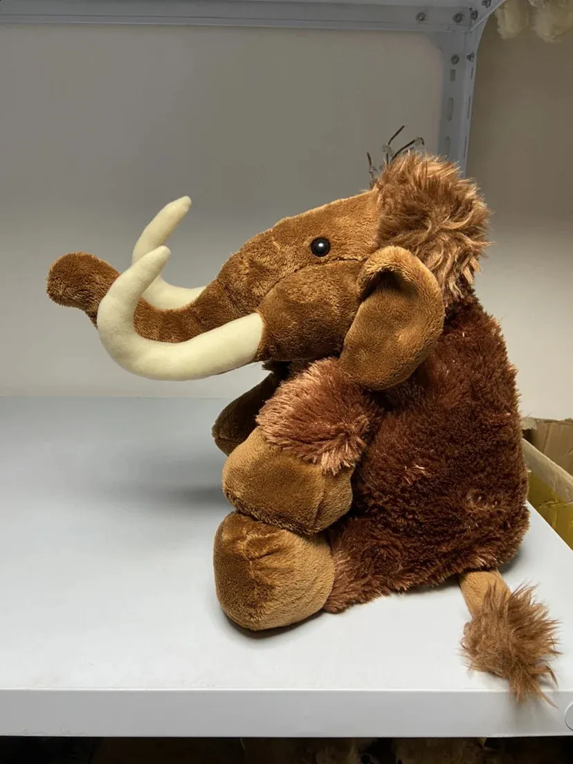 Plush Toy Elephant Cute Elephant Animal Simulation Lifelike Doll, Pink ...