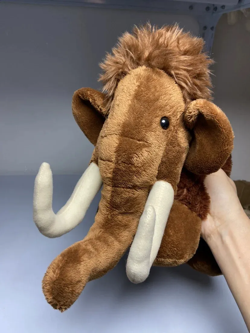 Plush Toy Elephant Cute Elephant Animal Simulation Lifelike Doll, Pink ...