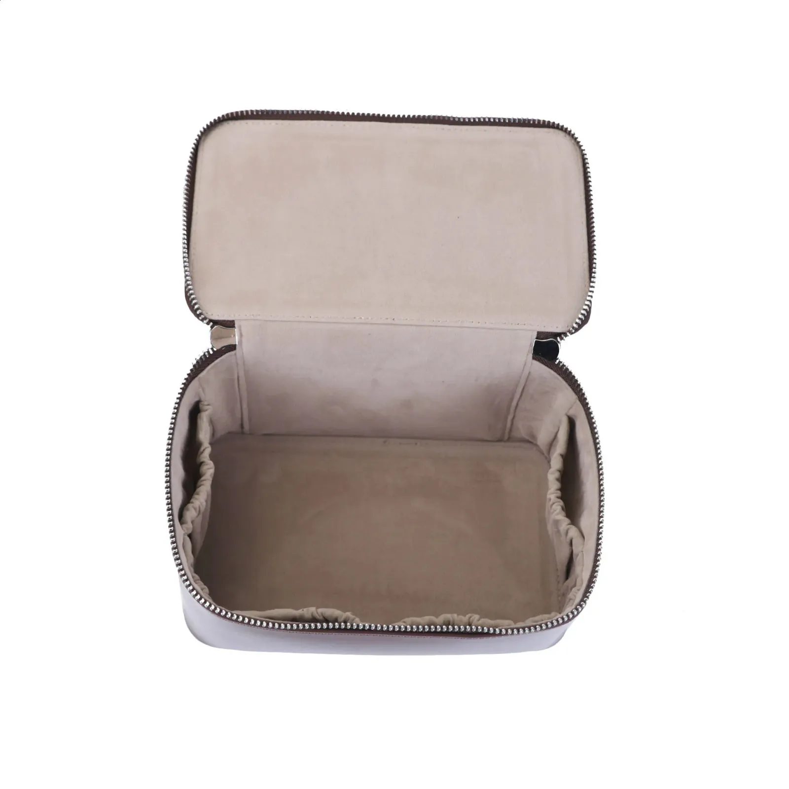 Customized Large Capacity Leather Handheld Makeup Bag, Waterproof ...